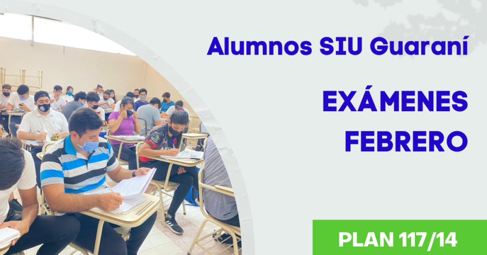 INSCRIPCIÓN EXAMENES-TURNO FEBRERO-ALUMNOS SIU GUARANÍ – "I.S.E.F ...